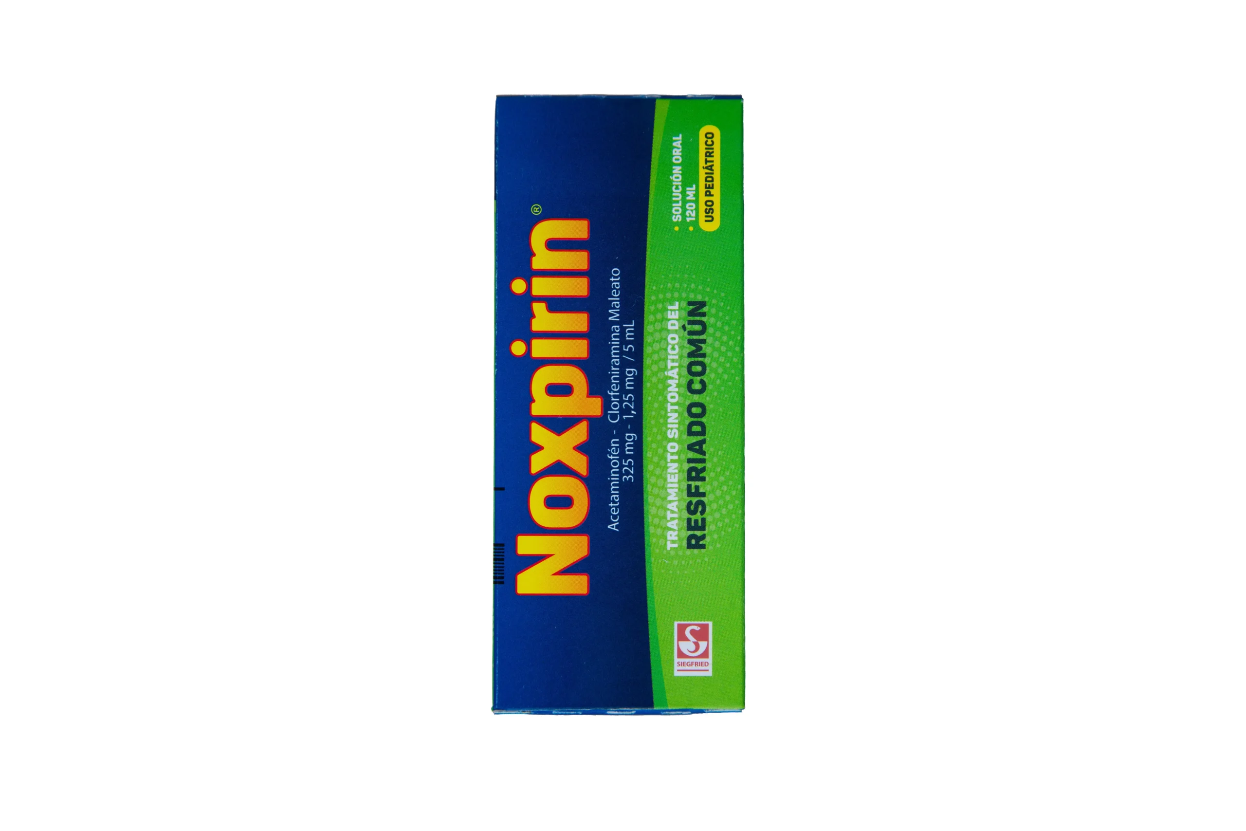 NOXPIRIN 325 mg – 1,25 mg / 5 mL SOLUCIÓN ORAL – Siegfried Venezuela